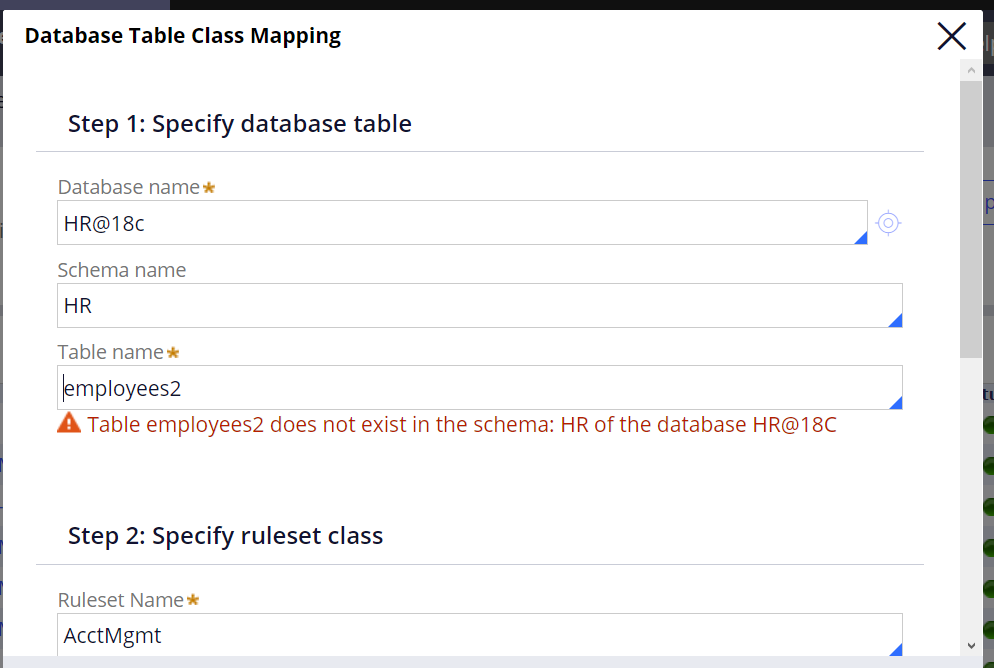 Table Does Not Exist In Oracle Database Connection Support Center